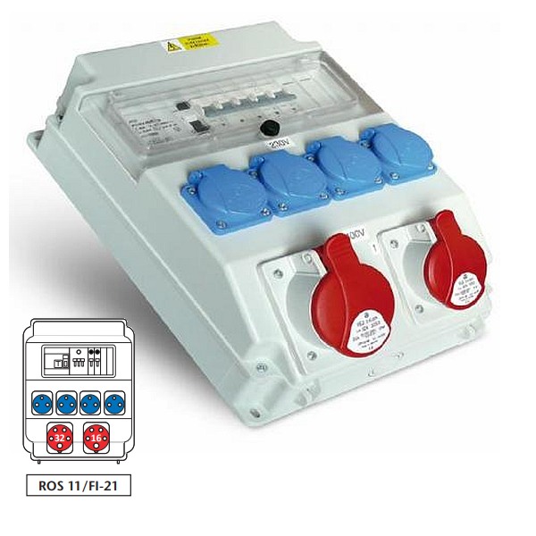 Skříň zásuvková SEZ ROS ROS 11/FI-6324/30/0 Zásuvková rozvodnice 1x3253 ...