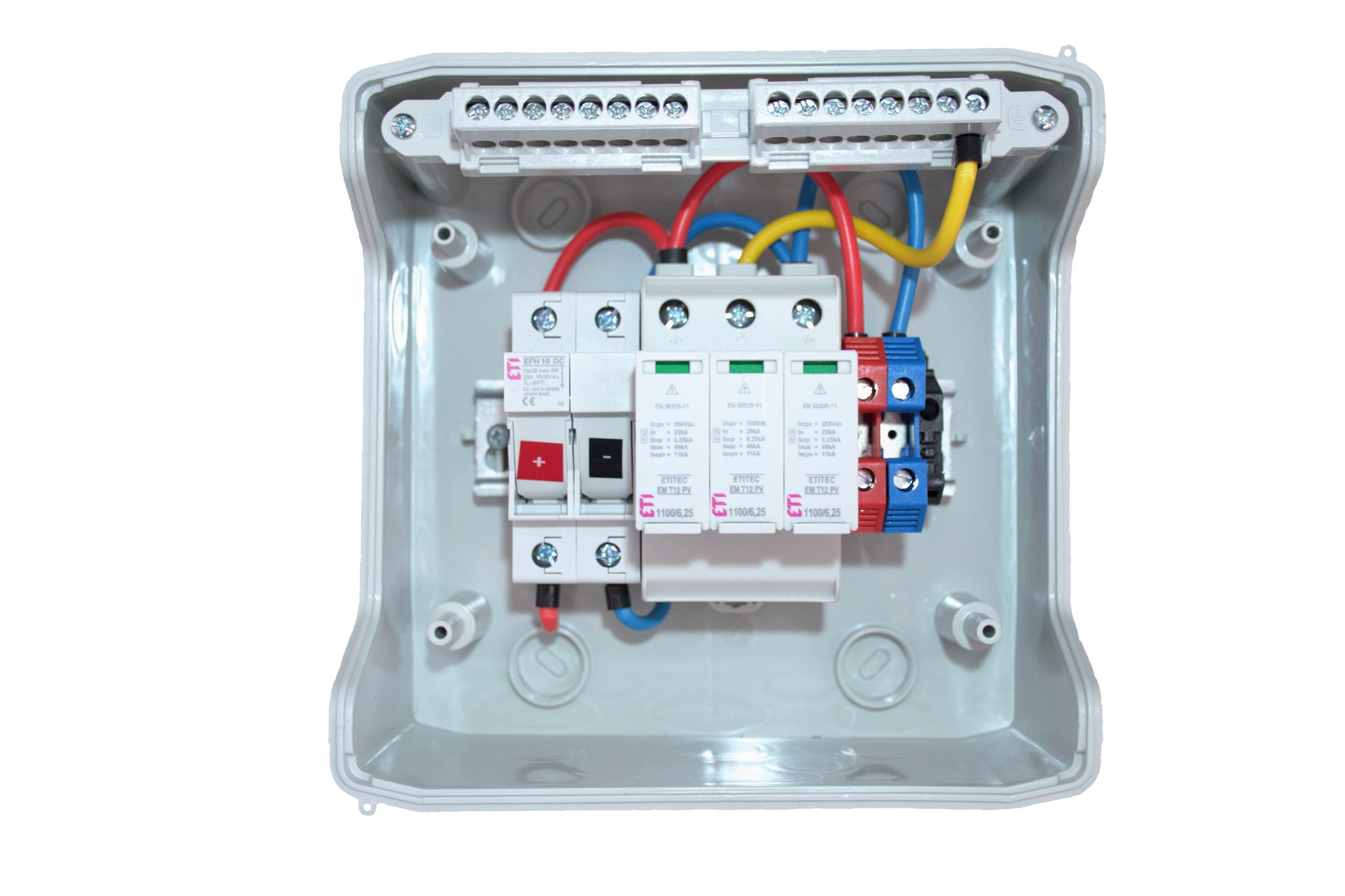 ETI 001105401 Rozvaděč RFVE-DC3-1-T2 - 1 string - třída ochrany II