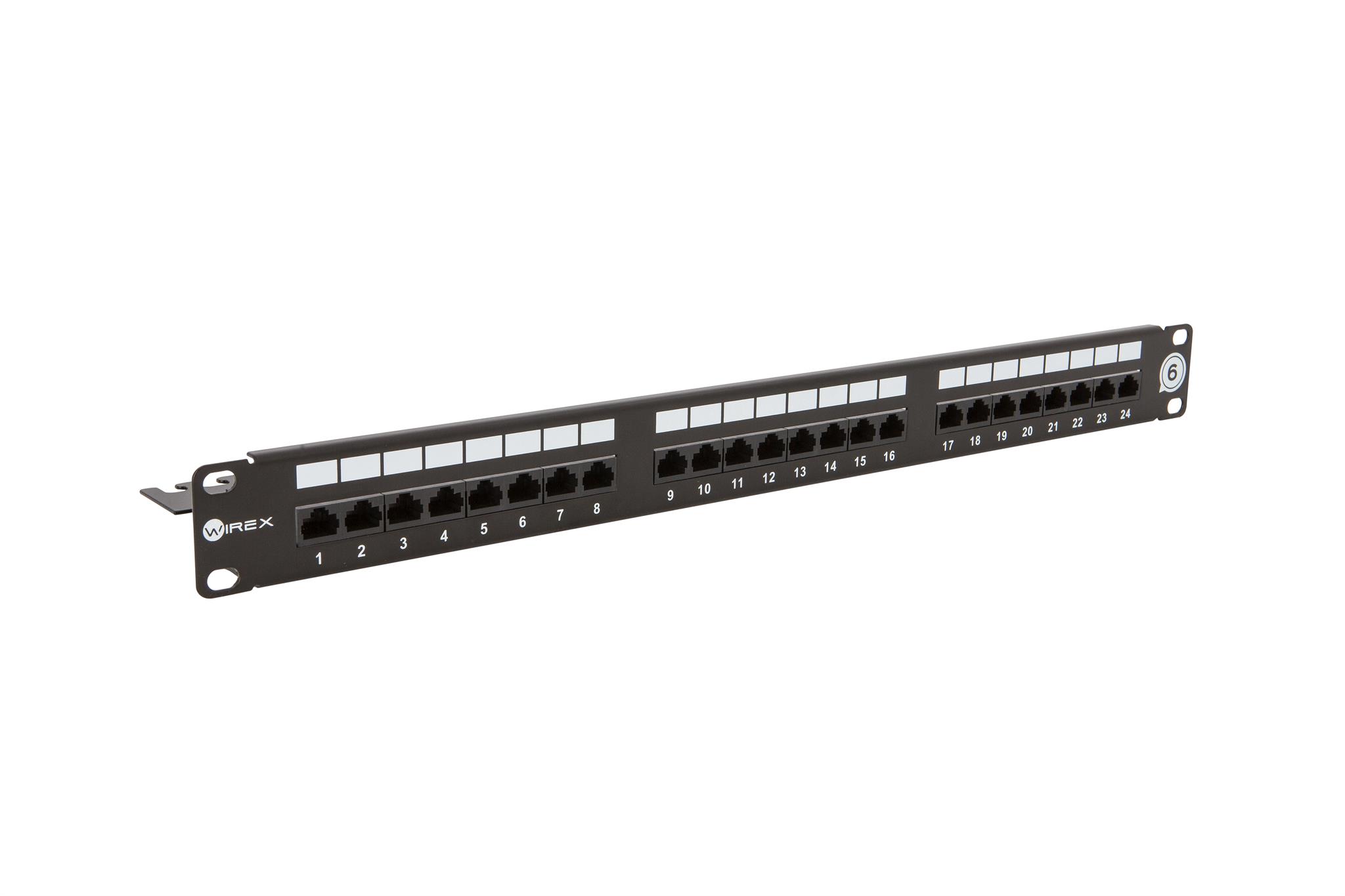 MAF WPP-6-U-24-1-BL WIREX 19" Patch panel CAT6 UTP 24xRJ45 1U s ...