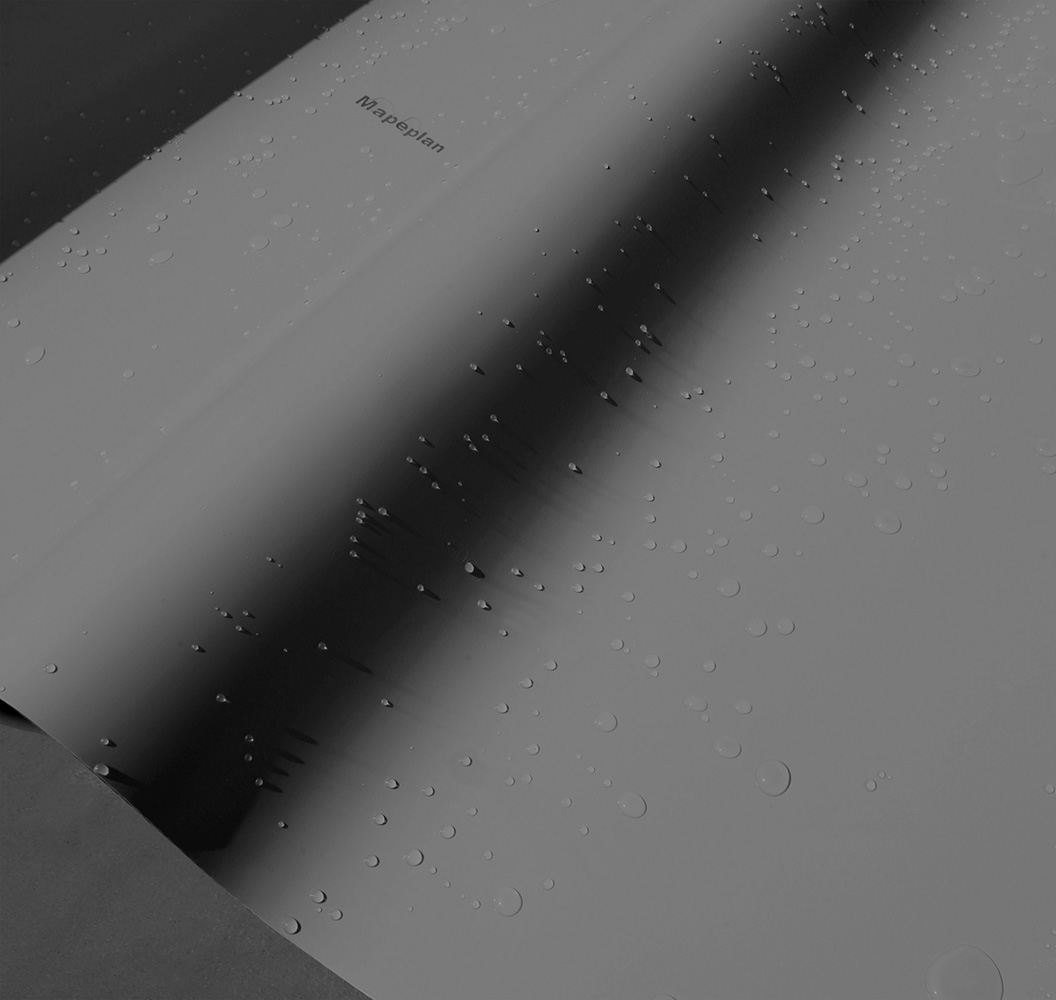 Fólie hydroizolační z TPO/FPO Mapeplan T M tmavě šedá tl. 1,5 mm šířka ...