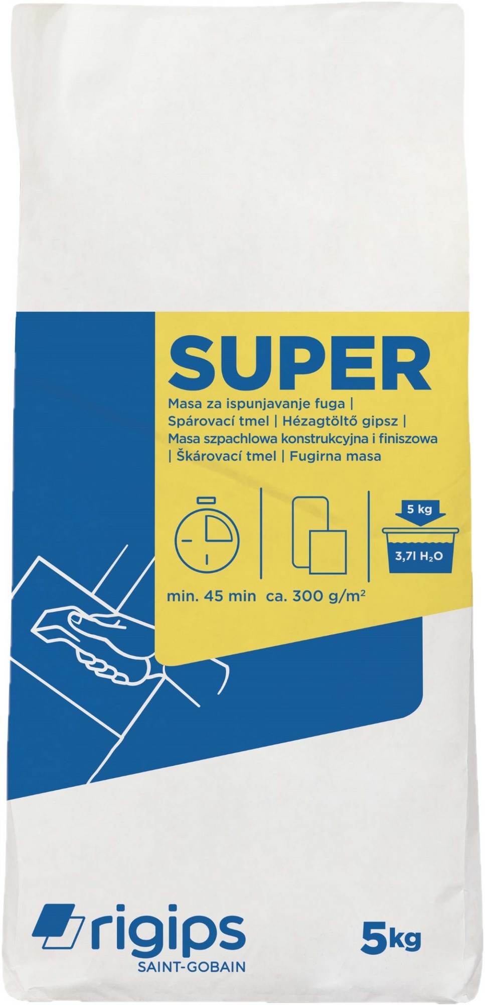 Tmel spárovací Rigips Super 5 kg