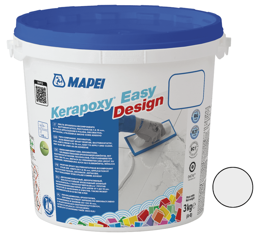 Malta spárovací Mapei Kerapoxy Easy Design 111 stříbrošedá