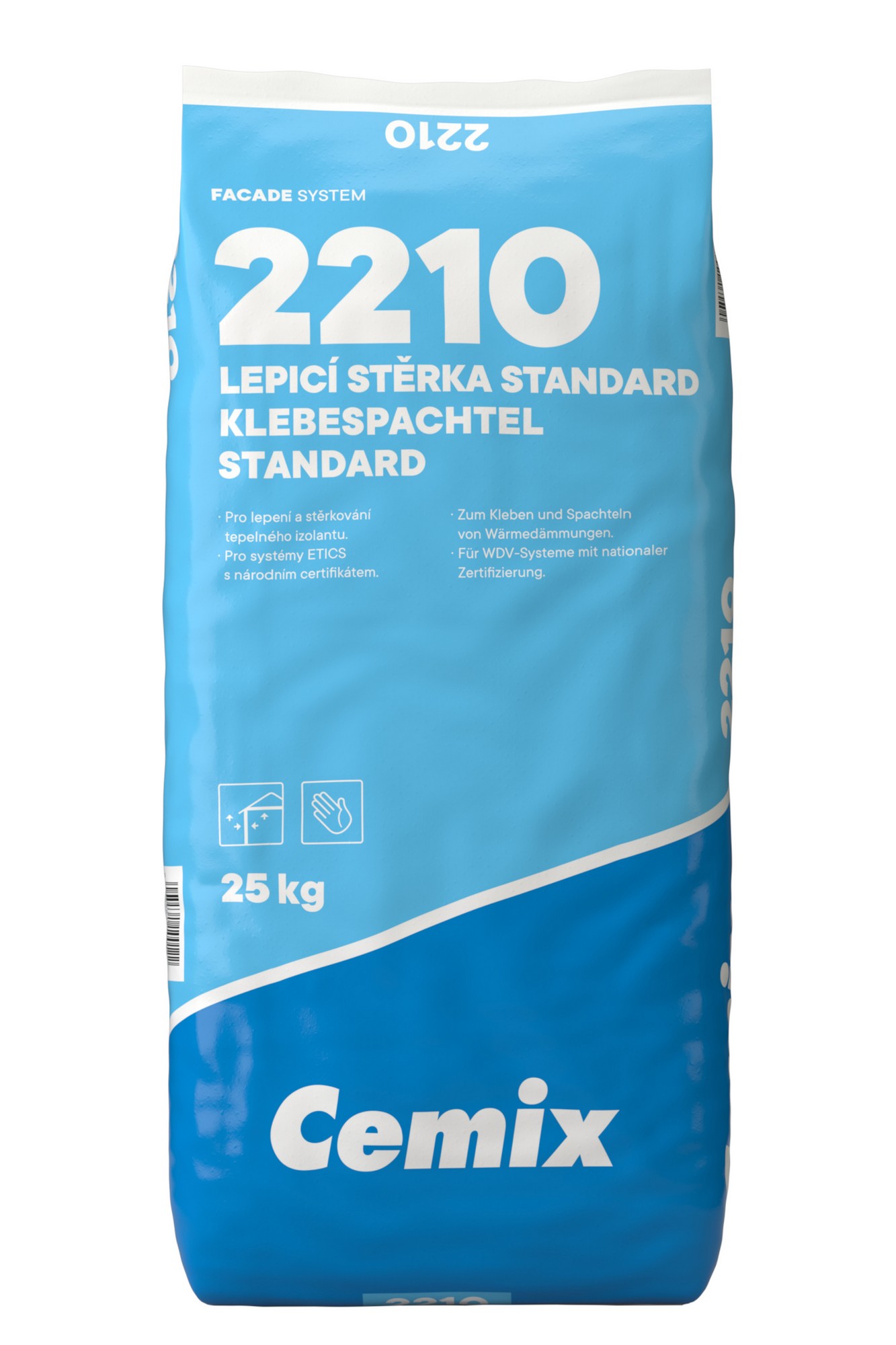 Hmota lepicí a stěrková Cemix 2210 STANDARD 25 kg