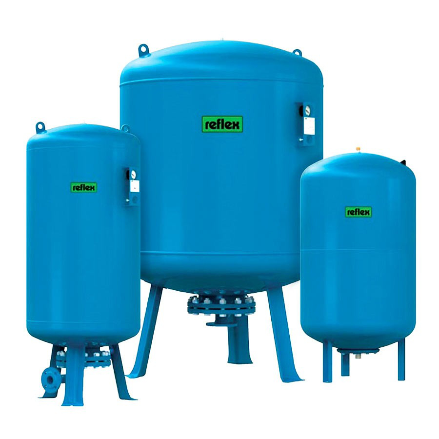 Nádoba expanzní Reflex Refix DE 200/10 neprůtočná