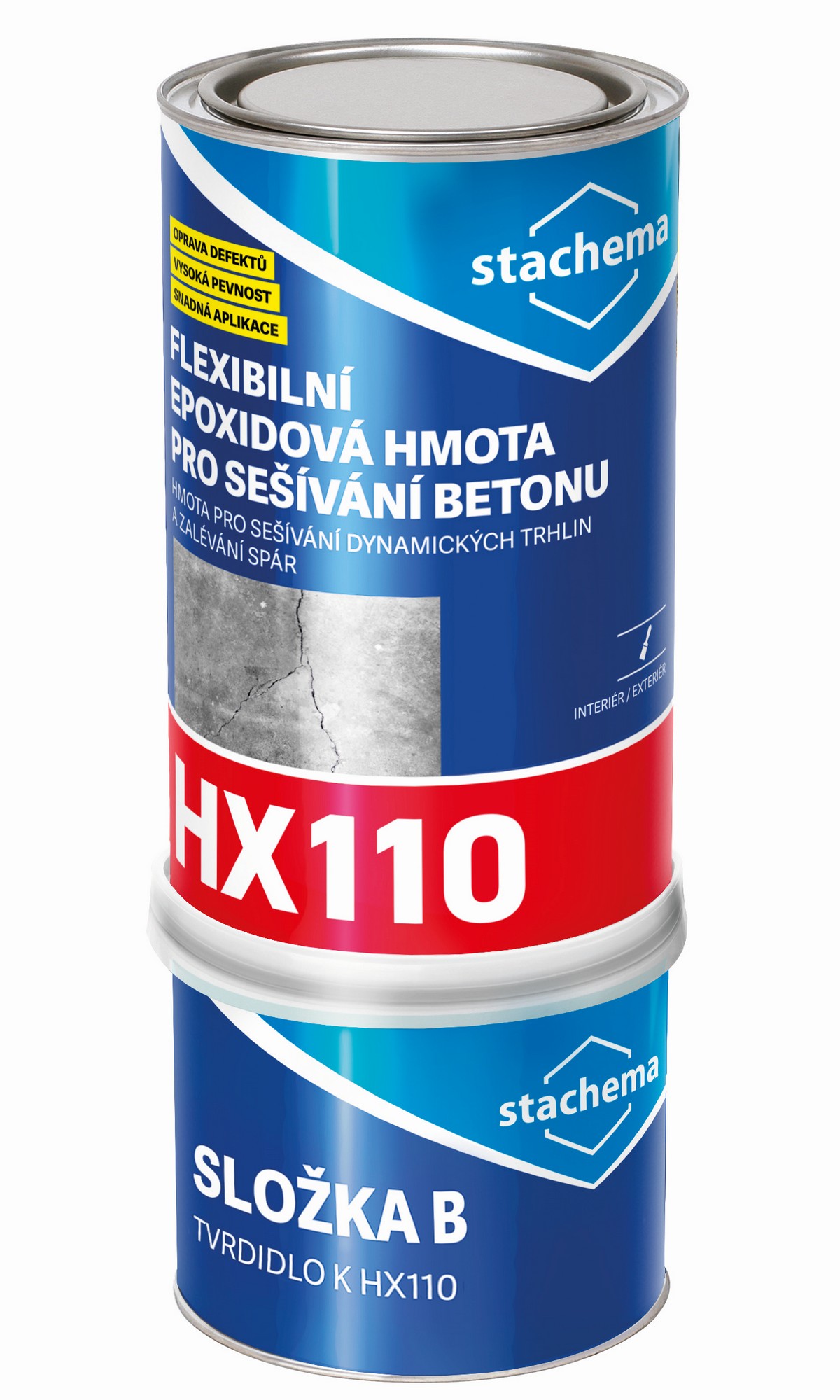 Hmota epoxidová flexibilní Stachema HX110 1 kg