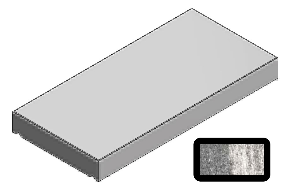 Doska zákrytová Stadreko Leona PD 24 sivá grafitová