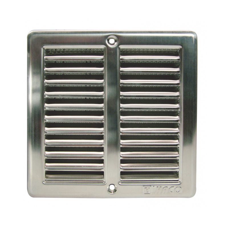 Mriežka vetracia Haco 150×150 mm nerezová