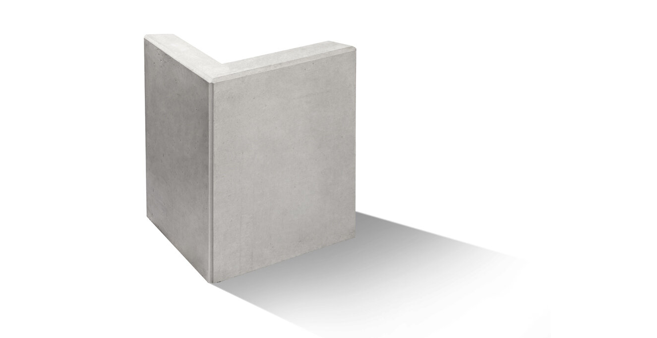 Uholník pravouhlý Premac Elko 500×1300×500 mm