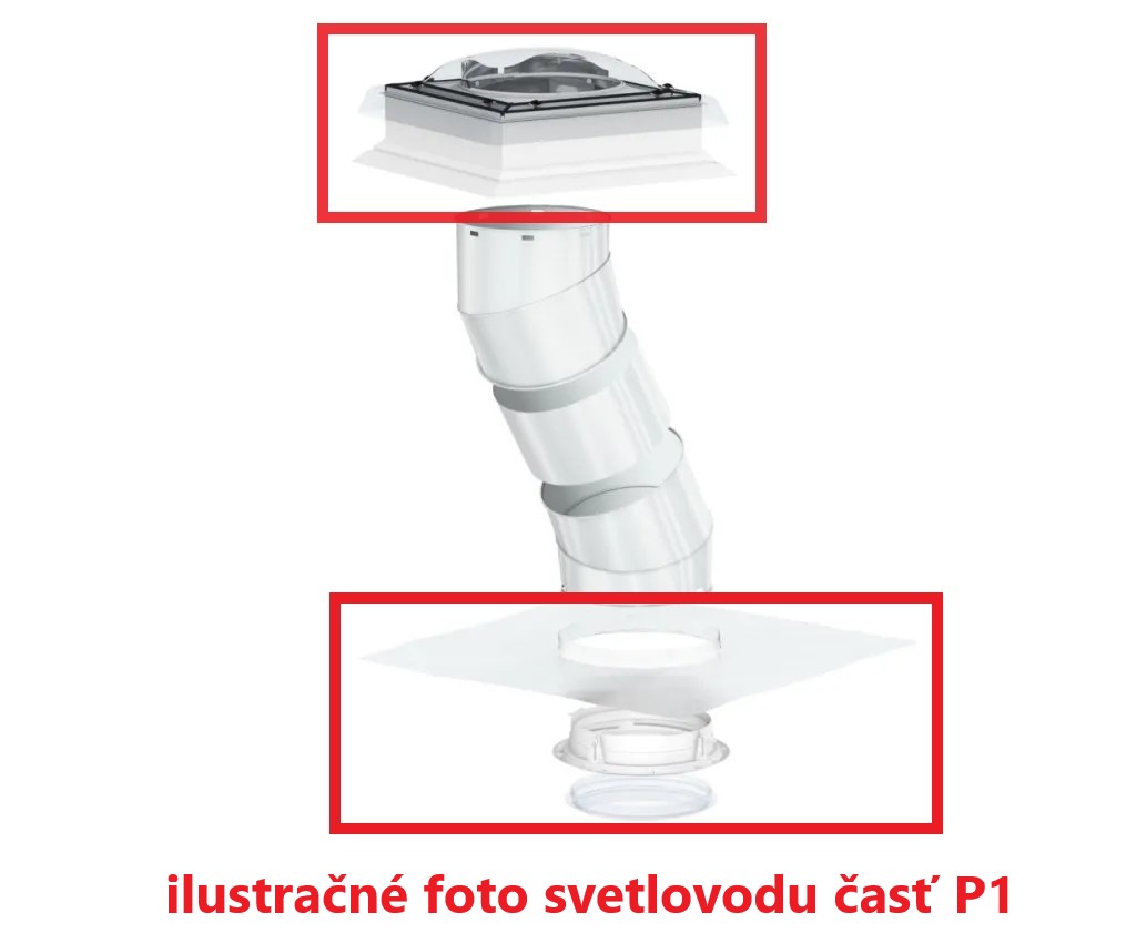 Svetlovod pre ploché strechy Velux TCR 0K14 0010P1