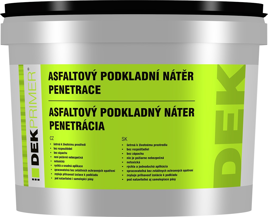 Náter asfaltový podkladový DEKPRIMER 10 kg