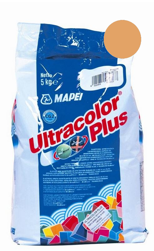 Škárovacia hmota MAPEI ULTRACOLOR PLUS 141, farba karamelová, balenie 5 kg