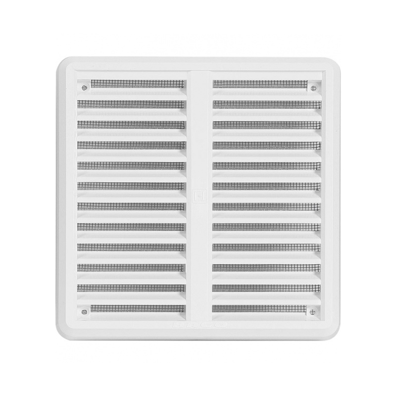 Vetracia mriežka, krytka HACO VM 150×150 K biela