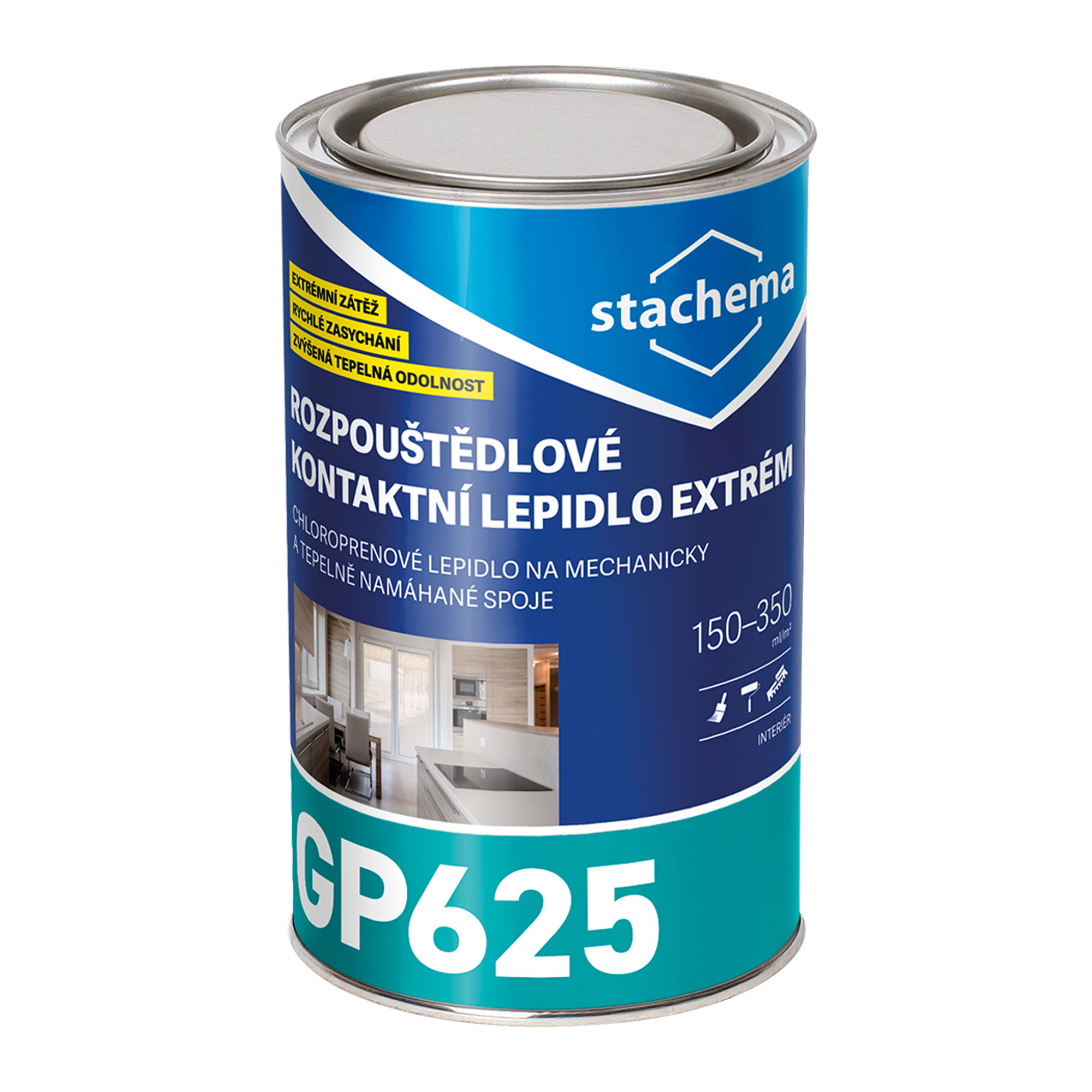 GP625 Rozpouštědlové kontaktní lepidlo EXTRÉM 0,5 l